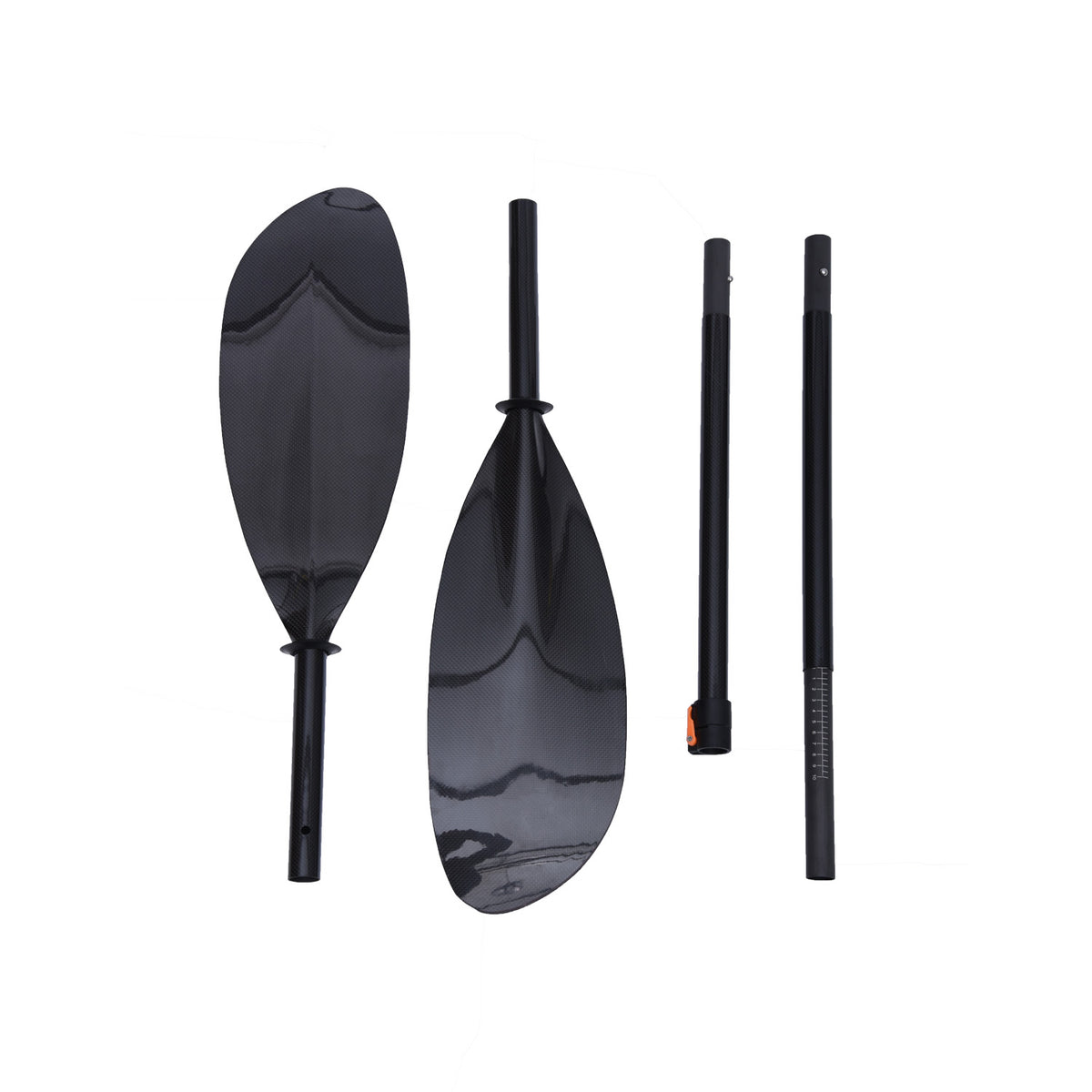 Carbon 4-Piece Packraft Paddle – Micro Rafting