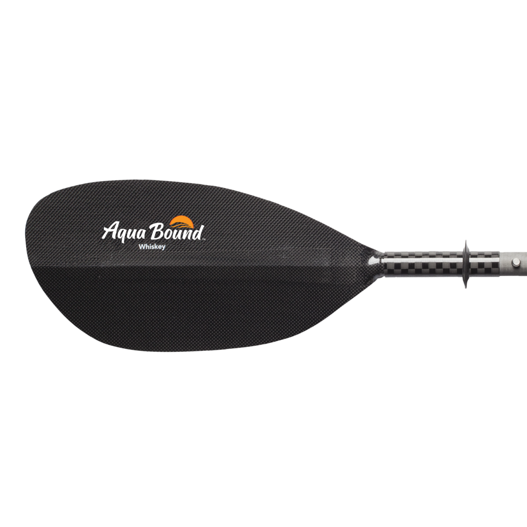 Aqua Bound Whiskey Carbon 4-Piece Straight Shaft Kayak Paddle 205 cm ...